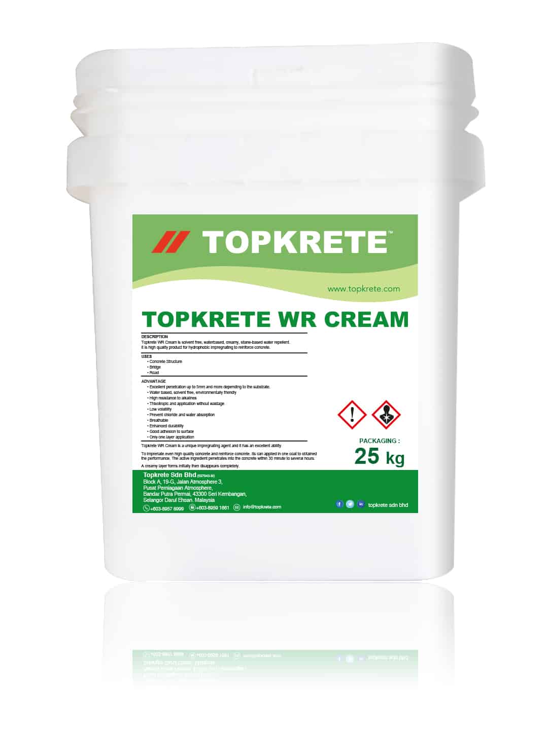 TOPKRETE WR CREAM - Topkrete